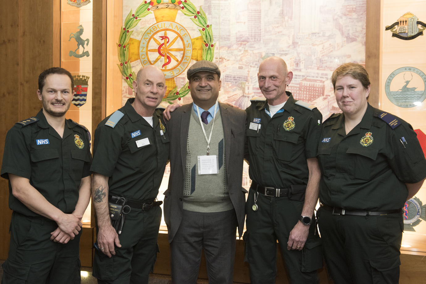 Volunteers meet man whose life they saved - London Ambulance Service ...
