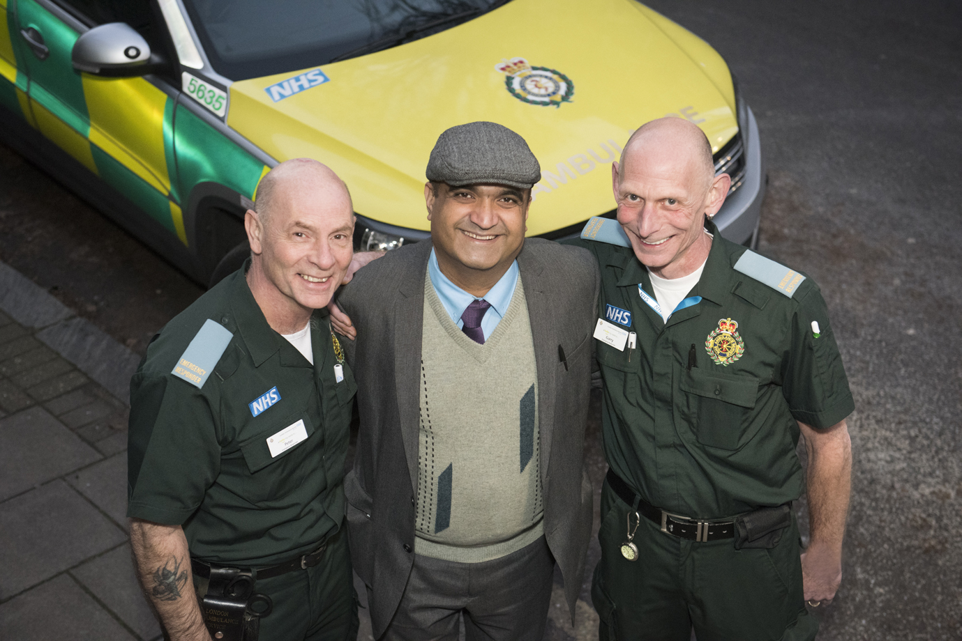 Volunteers meet man whose life they saved - London Ambulance Service ...