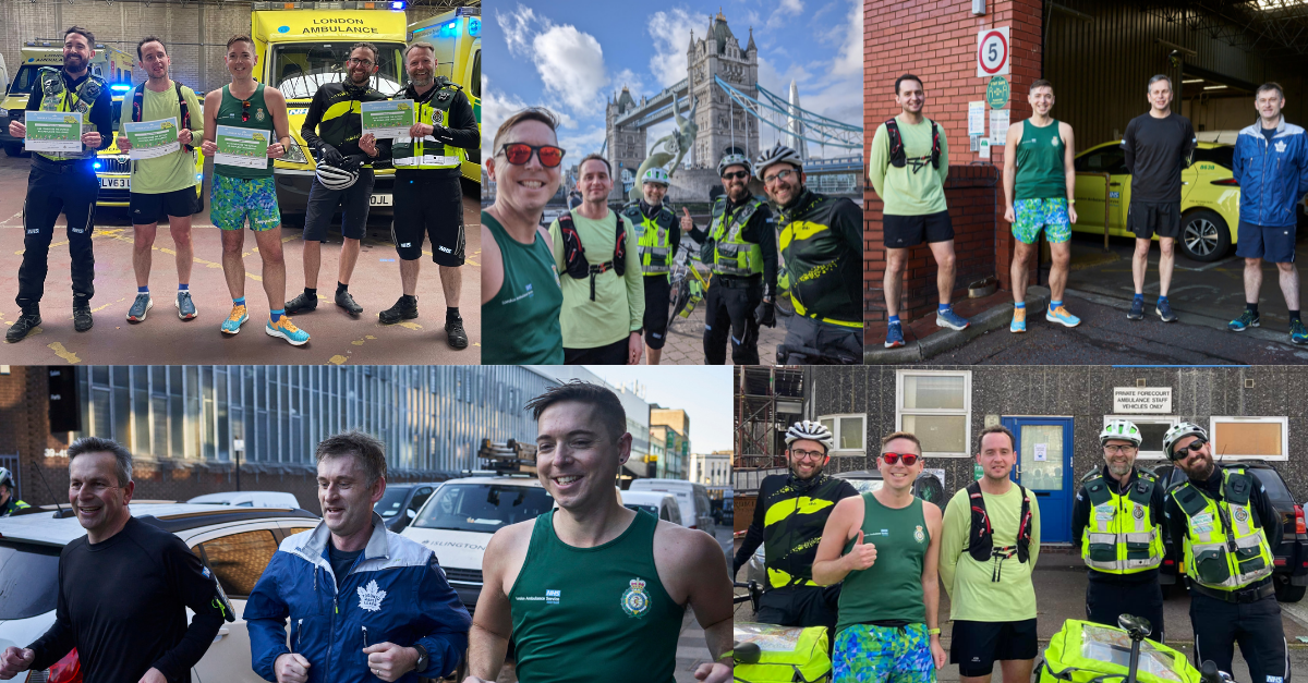 Paramedics take on 31 mile ‘Outrun an ambulance’ fundraising run ...
