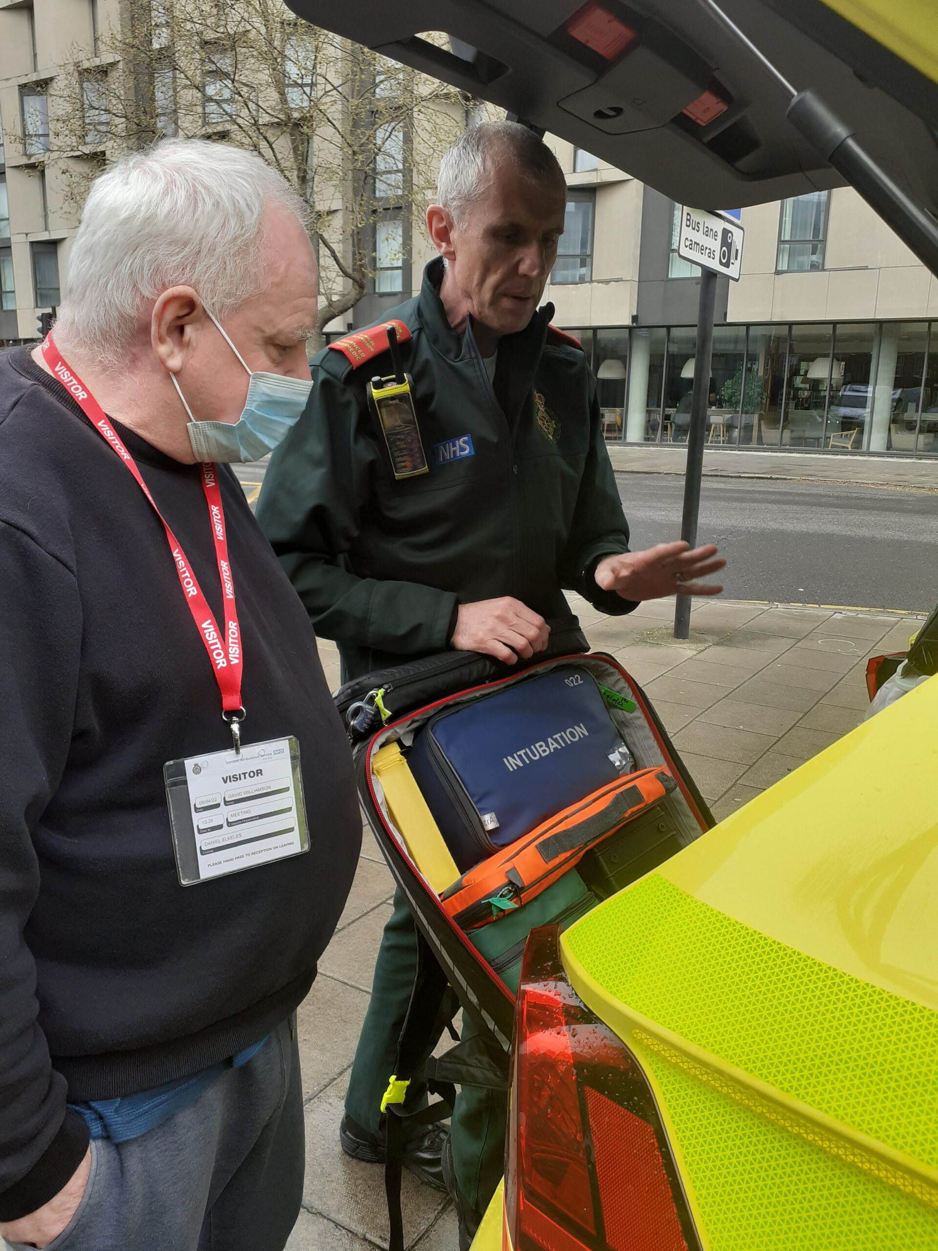 Father of London Ambulance Service patient donates portable ultrasound ...