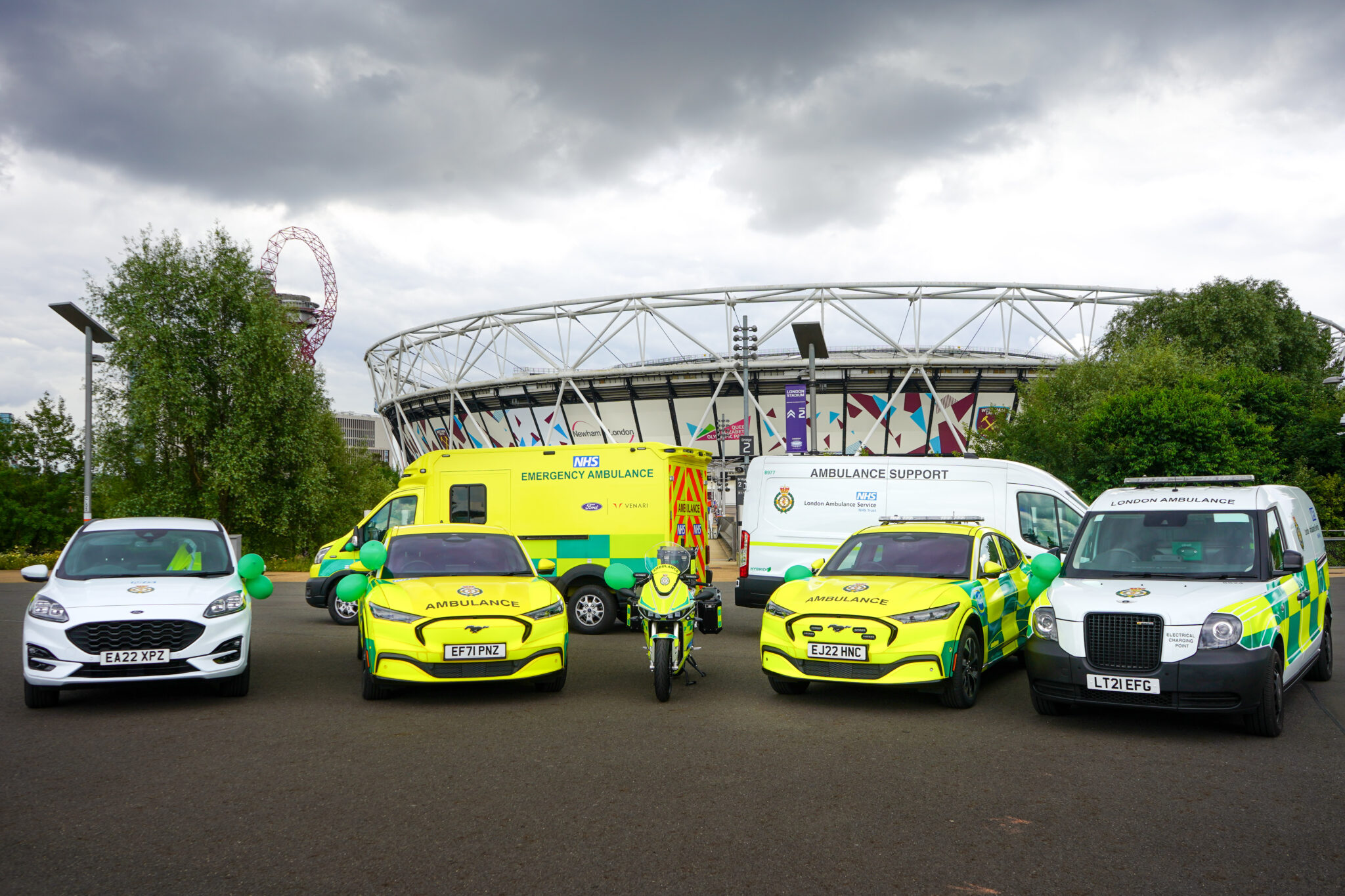 New greener London Ambulance vehicles officially ‘hit the road ...