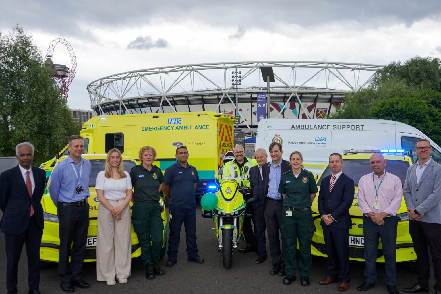 New greener London Ambulance vehicles officially ‘hit the road ...