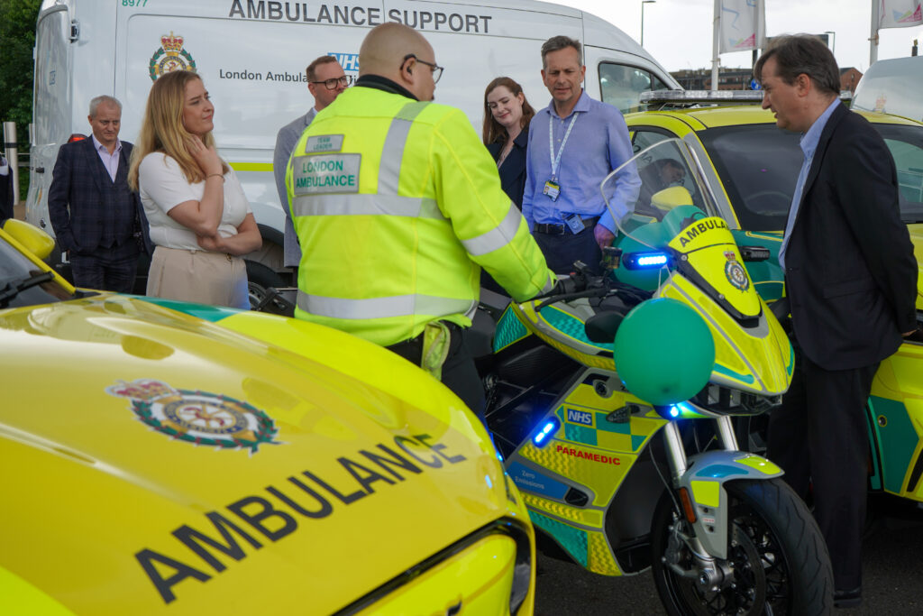 New greener London Ambulance vehicles officially ‘hit the road ...