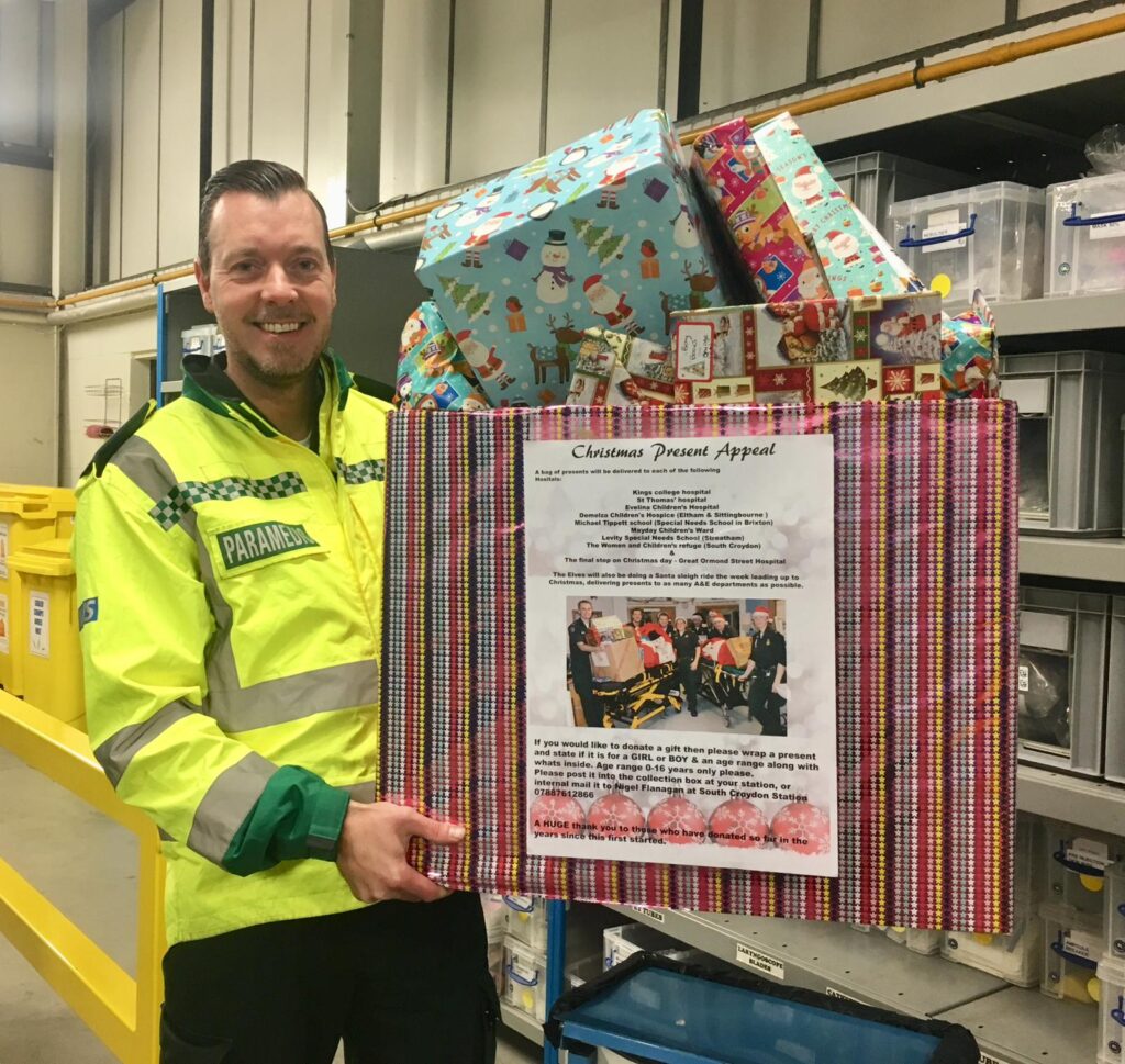 King’s honour for paramedic who delivers Christmas presents to sick ...