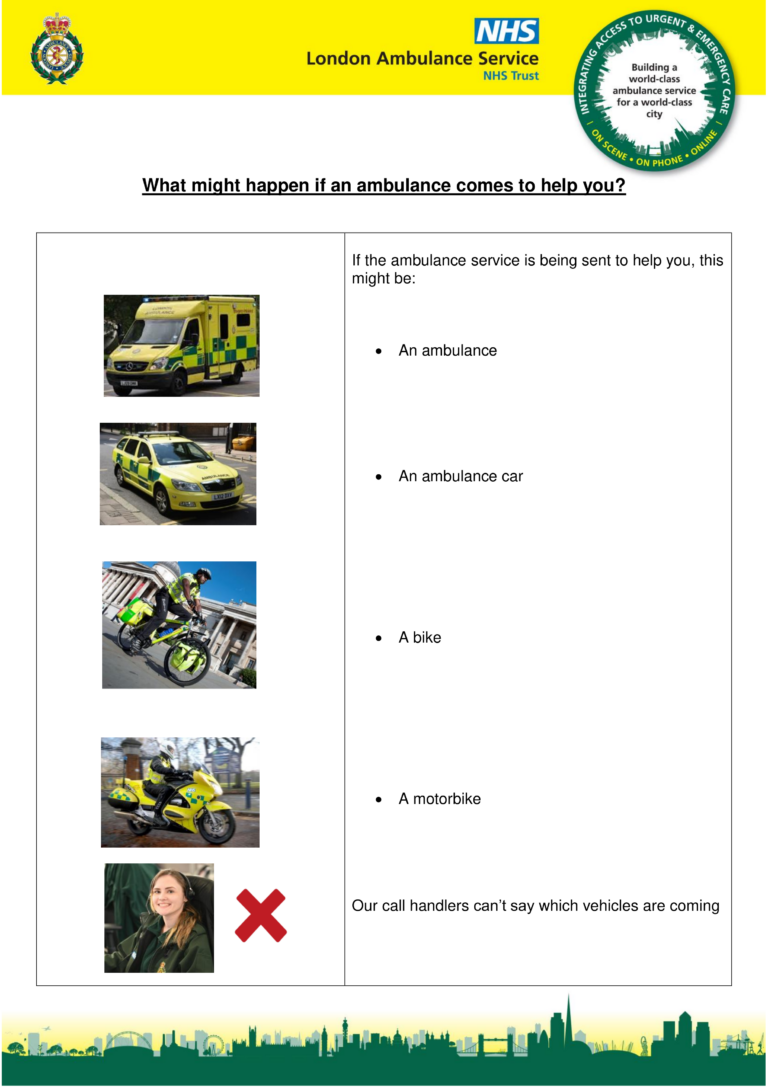 Learning disabilities and Autism zone - London Ambulance Service NHS Trust