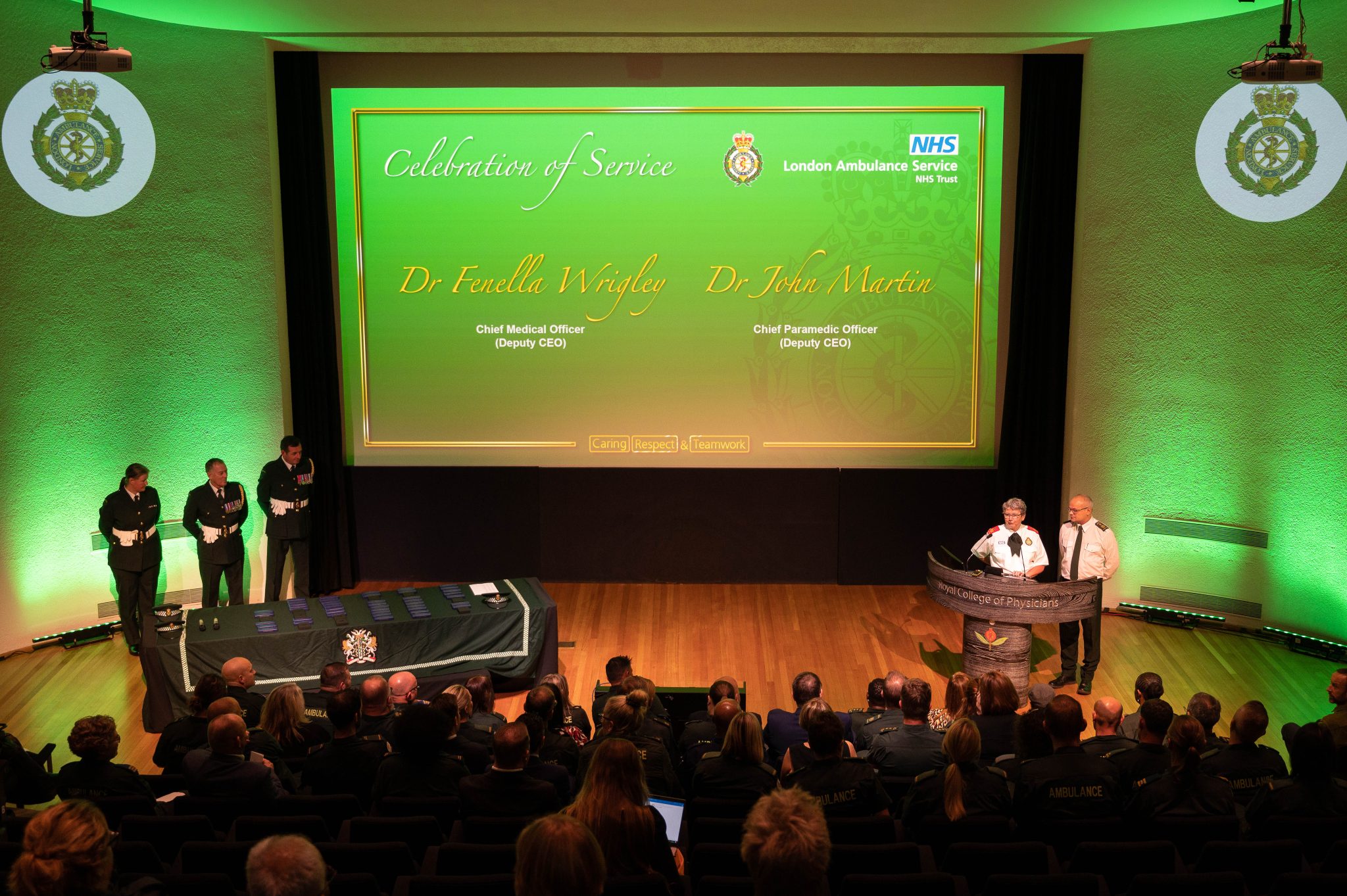Medals and medallions bestowed to long-serving London Ambulance staff ...