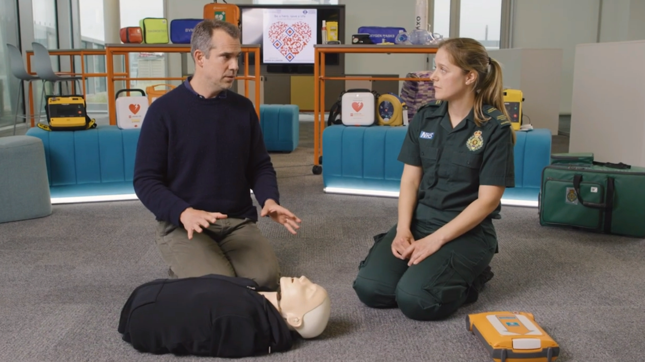 Star of life-saving video urges Londoners to learn simple skills ...