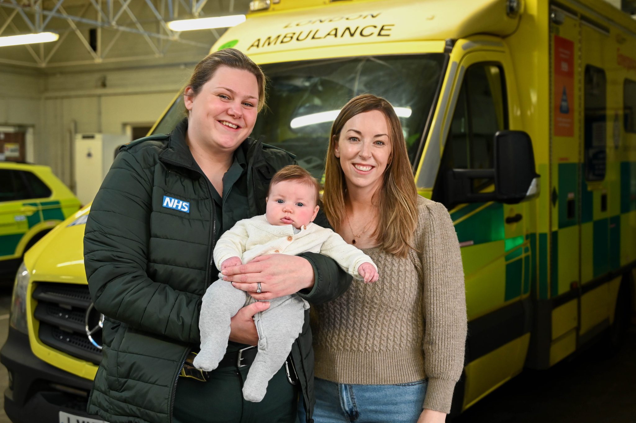 Baby girl introduced to paramedic who saved her life - London Ambulance ...