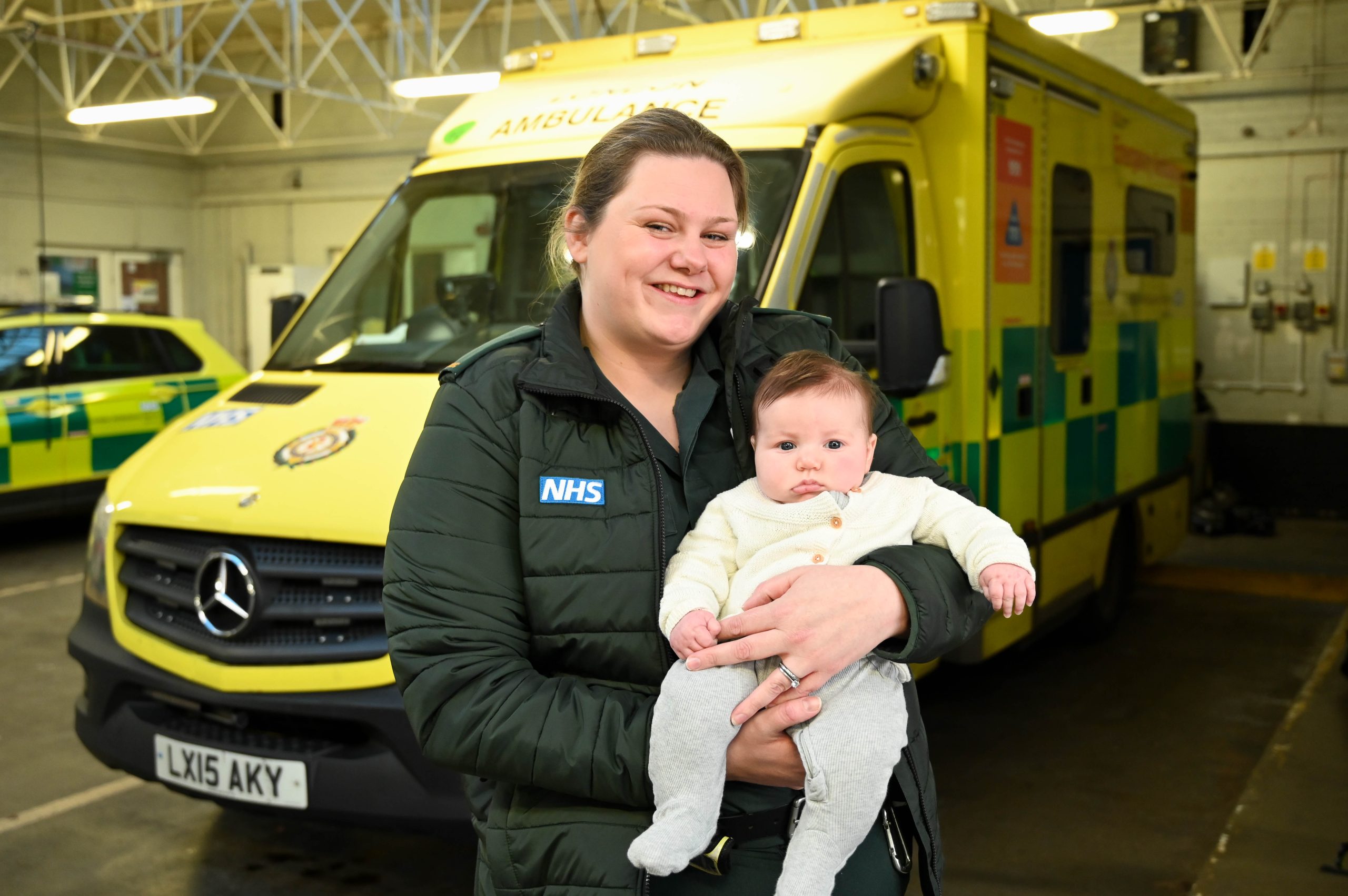 Baby girl introduced to paramedic who saved her life - London Ambulance ...