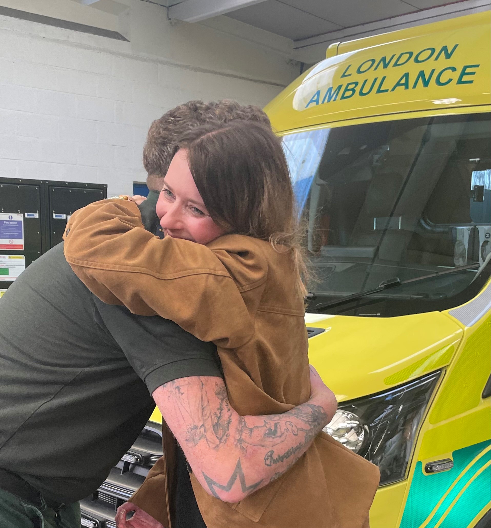 Mum reunited with ambulance crew after devastating stroke - London ...