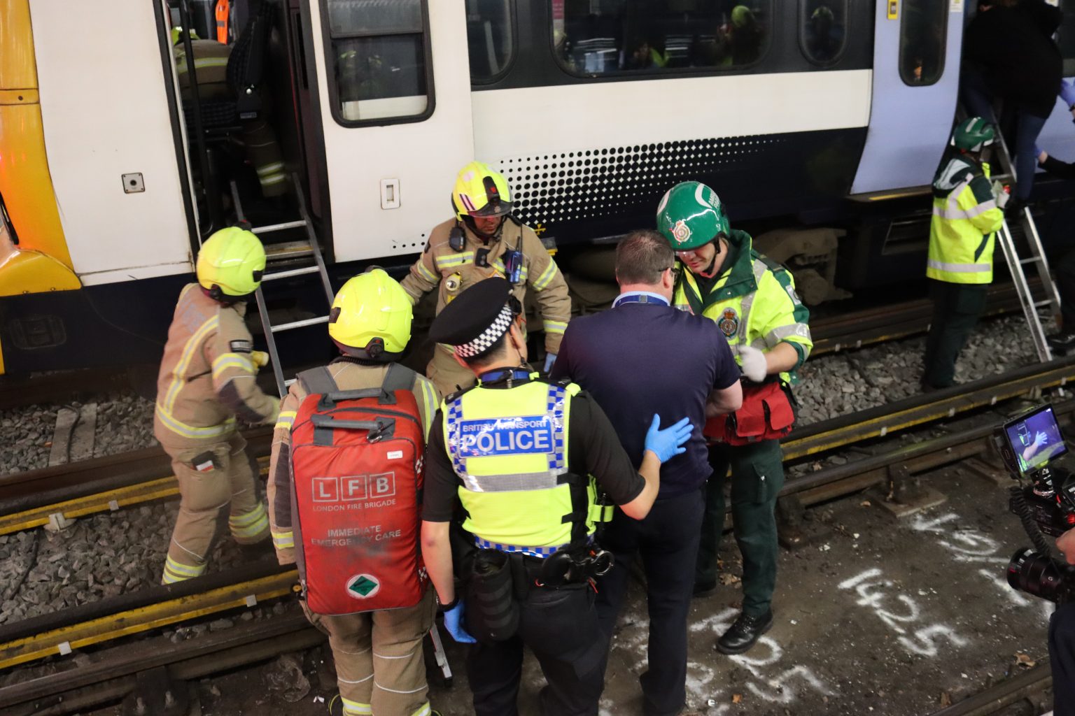 Paramedics treat patients during a harrowing terrorist attack and train ...