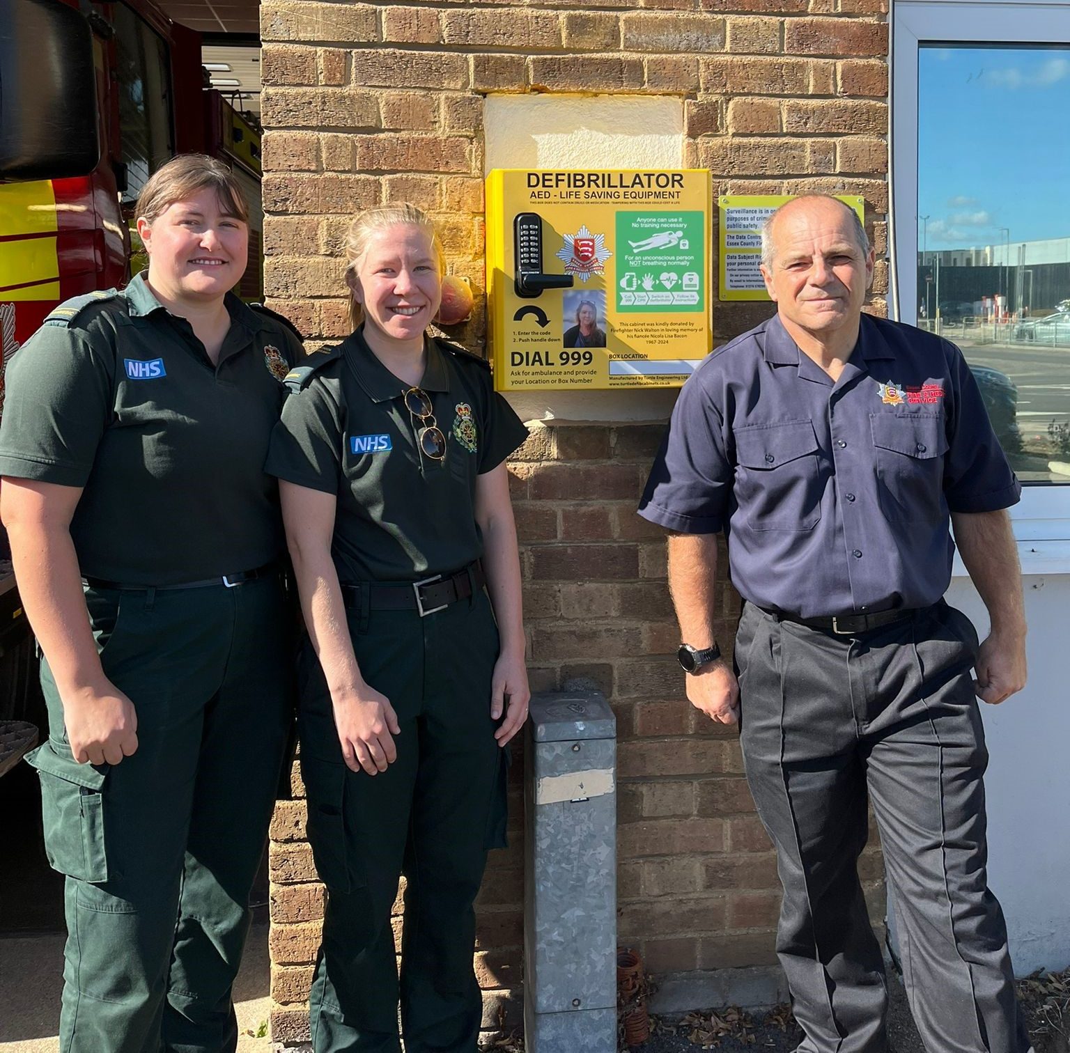 Firefighter who survived cardiac arrest installs defibrillators to keep ...