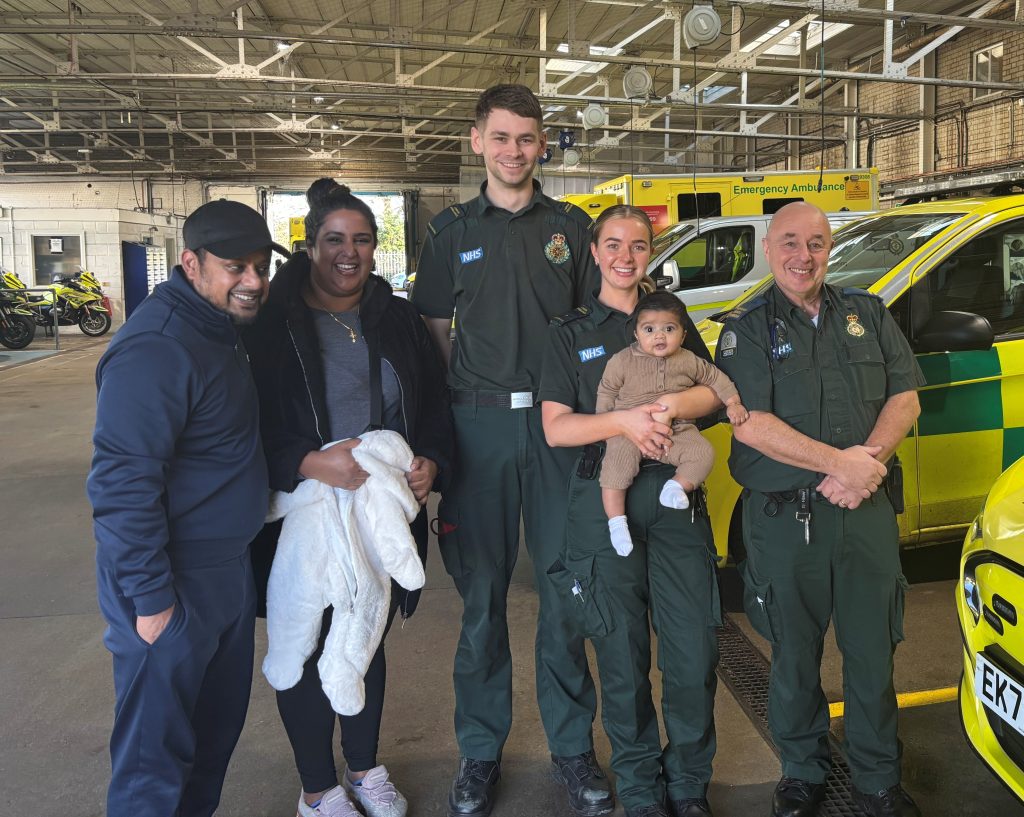 Dramatic delivery to joyful reunion: baby Luca meets London Ambulance ...